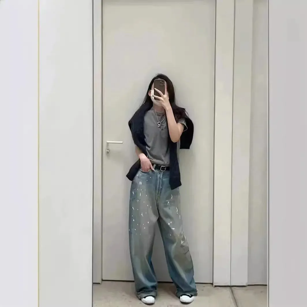 Vintage Wide Leg Jeans for Men & Women - Straight Baggy Fit, Premium ...