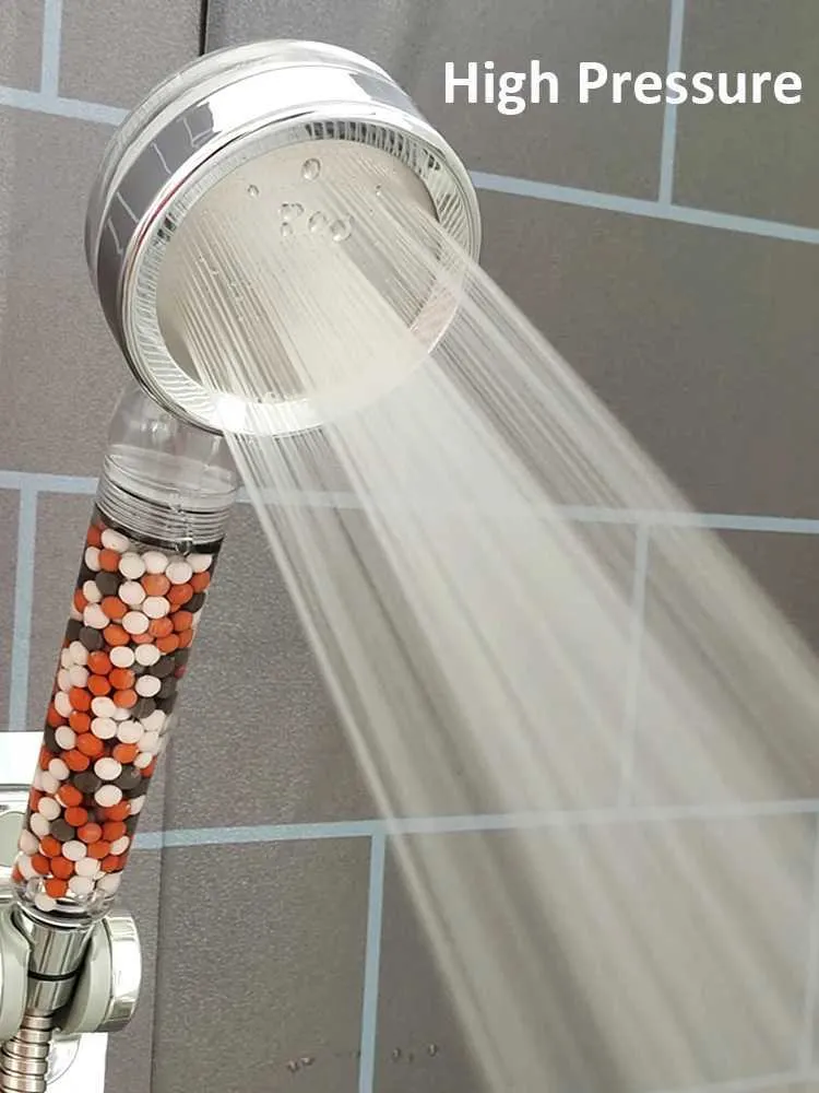 High Pressure Shower Head with Filter - Soft Water for Hair & Skin ...