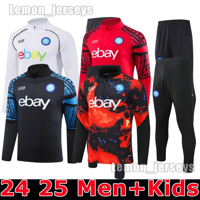 2024 2025 Napoli Naples Football Men's Kids Kit Tracksuit 24 25 AE7 ...