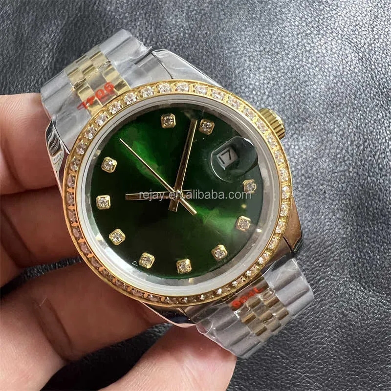 Mens 40mm Round Alloy Case Watch with Stainless Steel Band 10.2 in ...