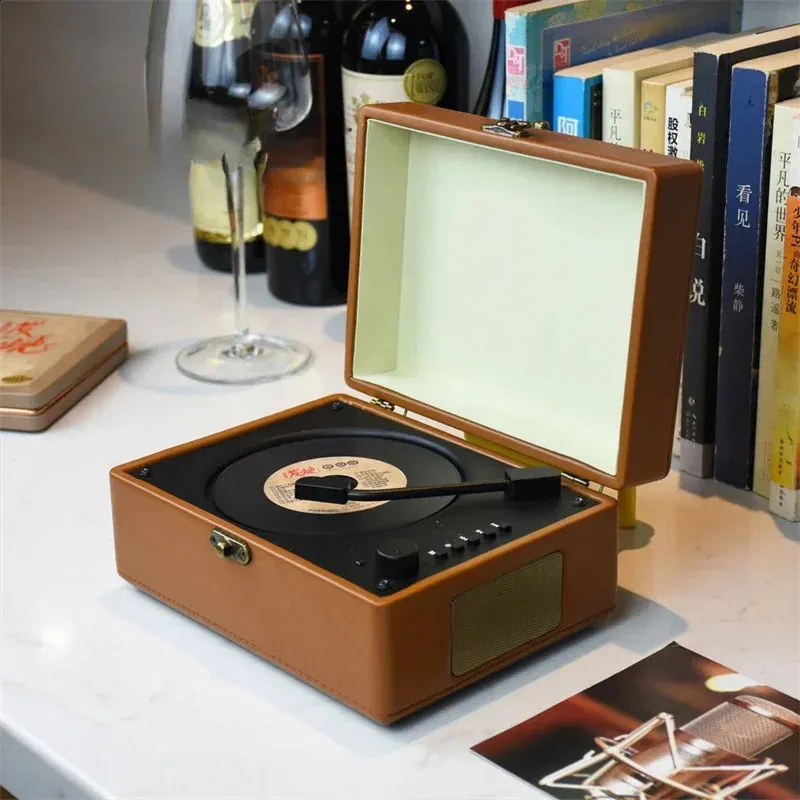 Retro Vintage Cd Player Portable With Speakers, USB Drive, HiFi Sound ...