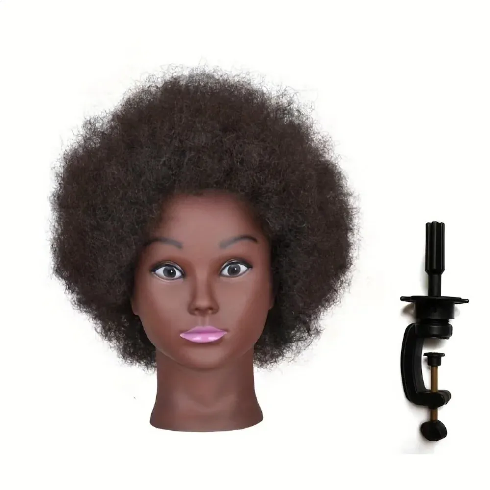 African Curly Afro Hair 100% Human Afro Hair, Beautiful Artificial Afro ...