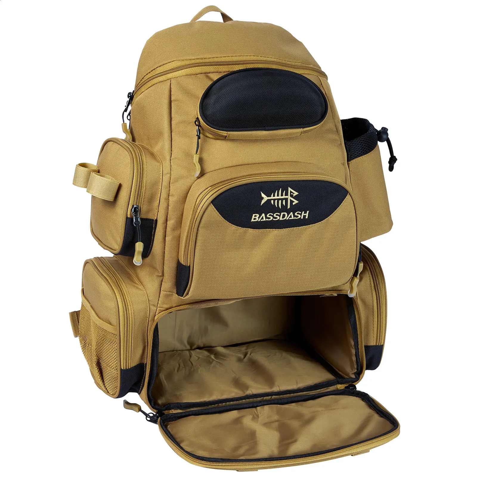 Lightweight Tactical Fishing Backpack with Multifunctional Tackle Box ...