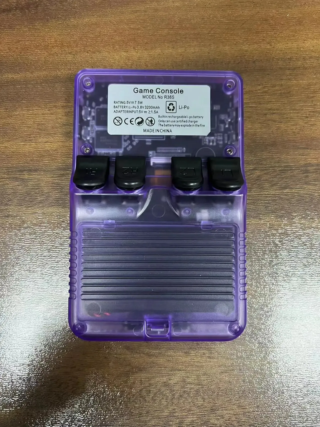 R36S Retro Handheld Console with Linux System, 3.5 Inch IPS Screen ...