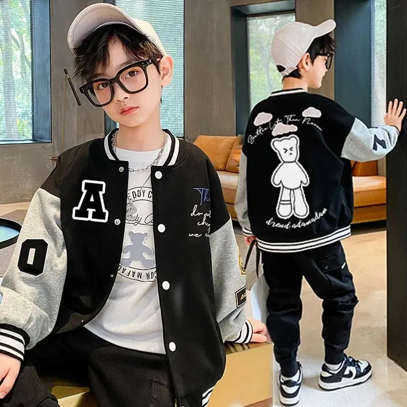 Childrens Bomber Jacket Childrens Spring And Autumn... From Deng08, $12 ...
