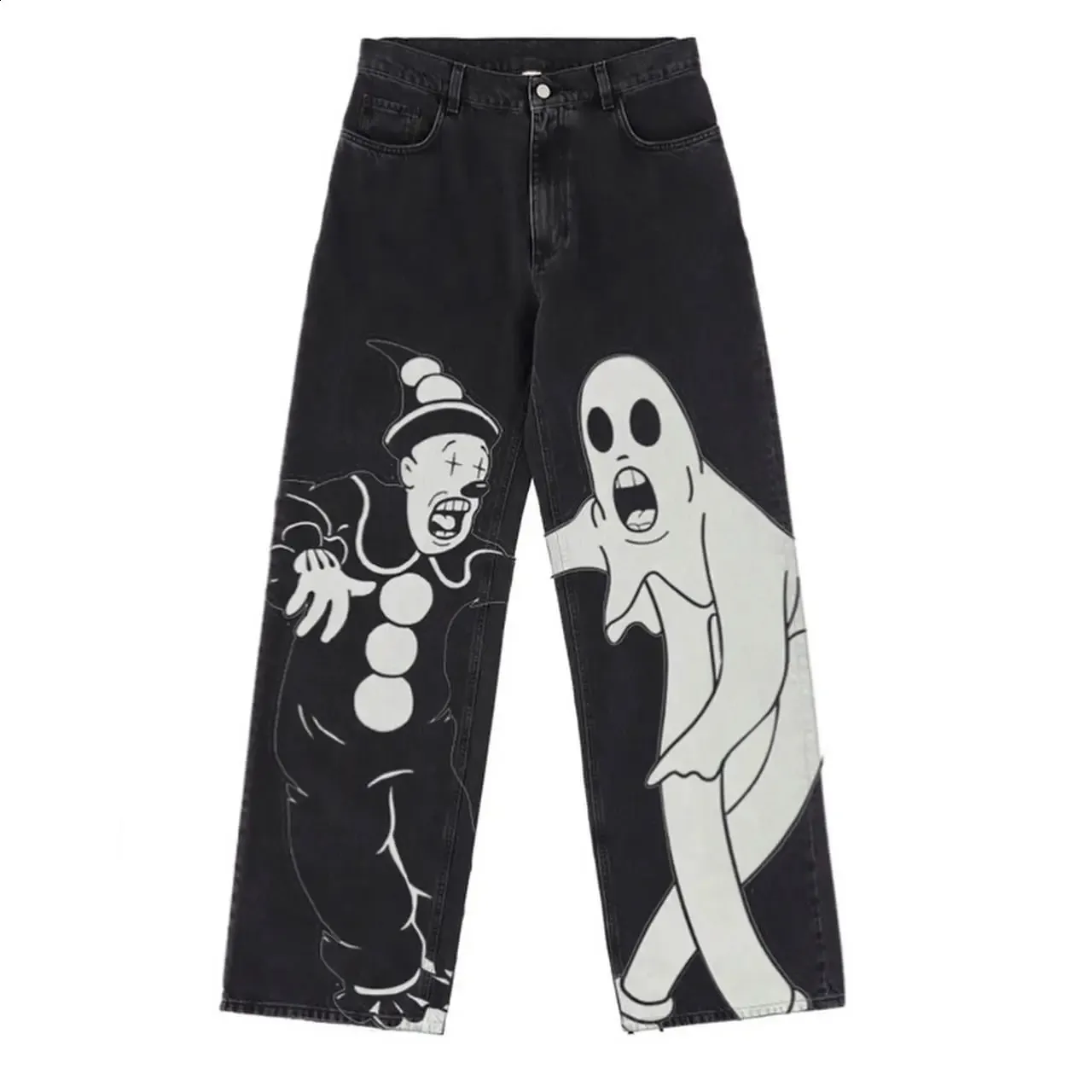 Vintage Y2K Ghost Jeans | High Street Retro Baggy... From You04, $26.76 ...