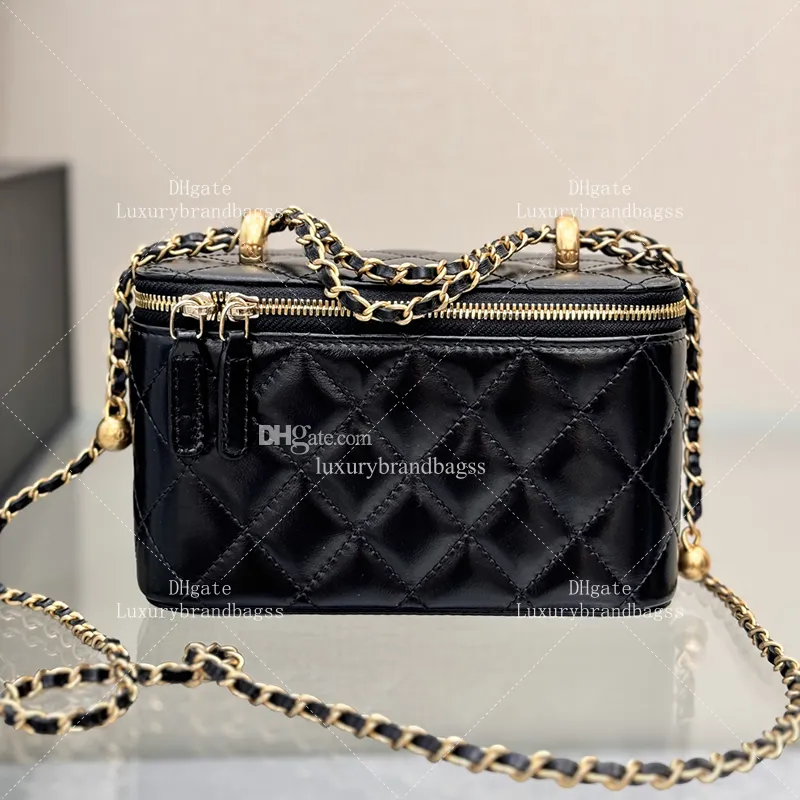 Designer Vanity Bag Clutch Elegant Cosmetic & Makeup Bag With Mirror ...