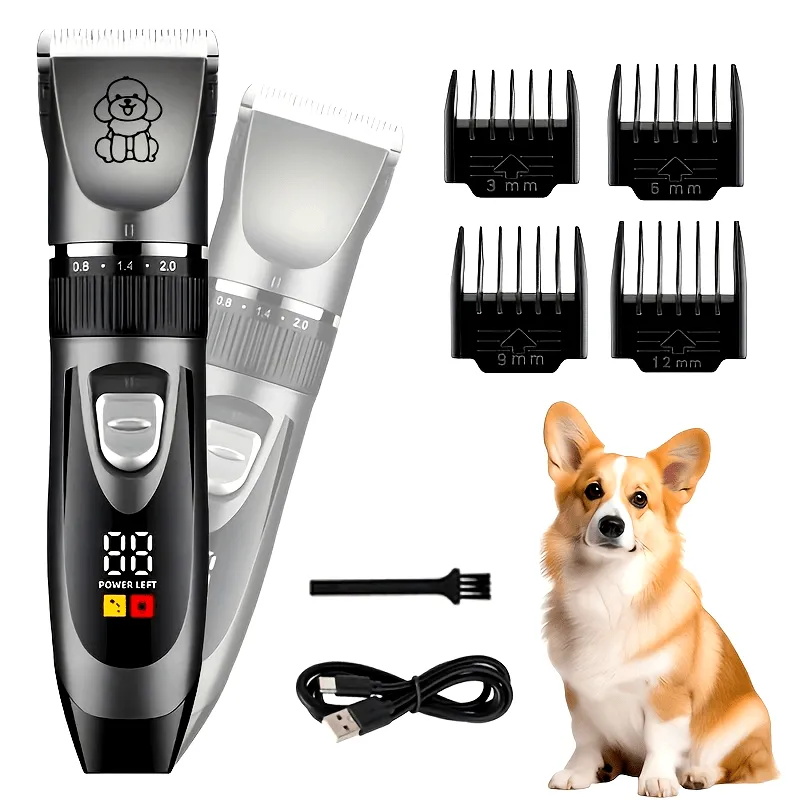 DHgate.com:Quiet Pet Grooming Clipper Set - Rechargeable, USB Charging ...