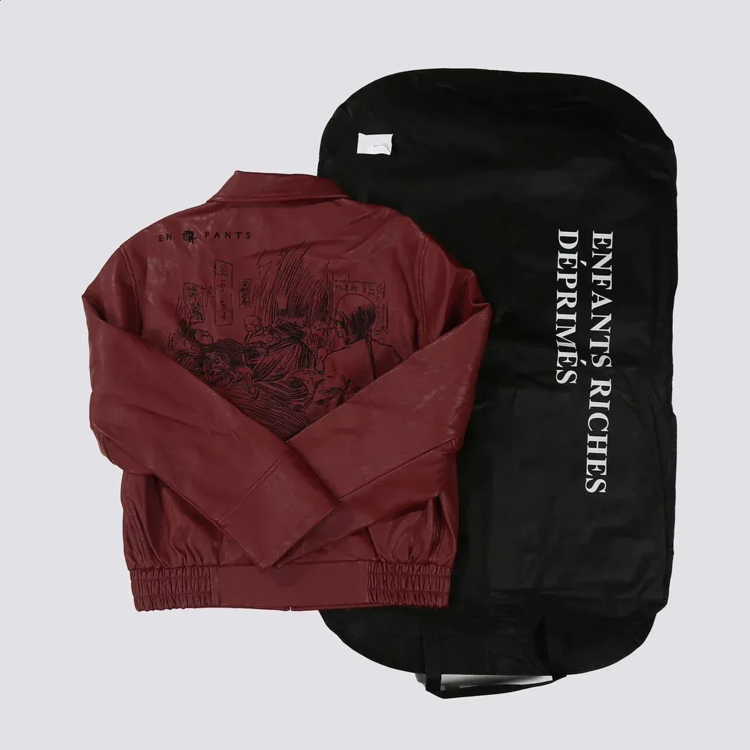Winter High Street ERD Jackets: Black Motorcycle Leather Coats with ...