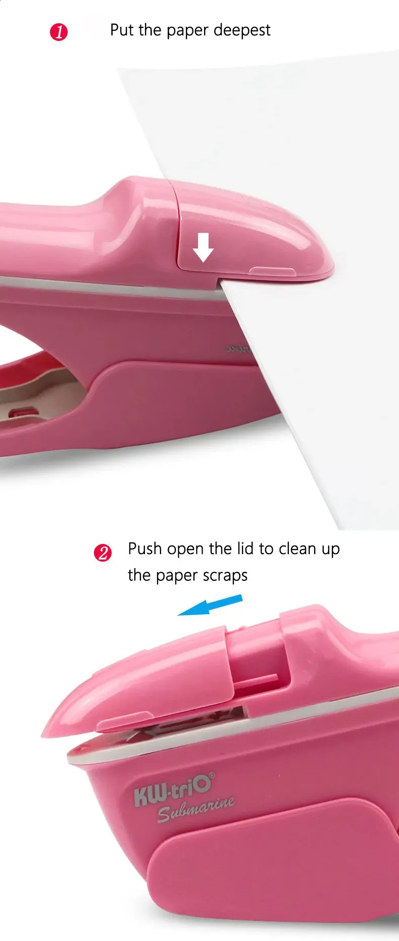 Stapleless Mini Safe Stapler for Office, School, Business - 7 Sheet ...