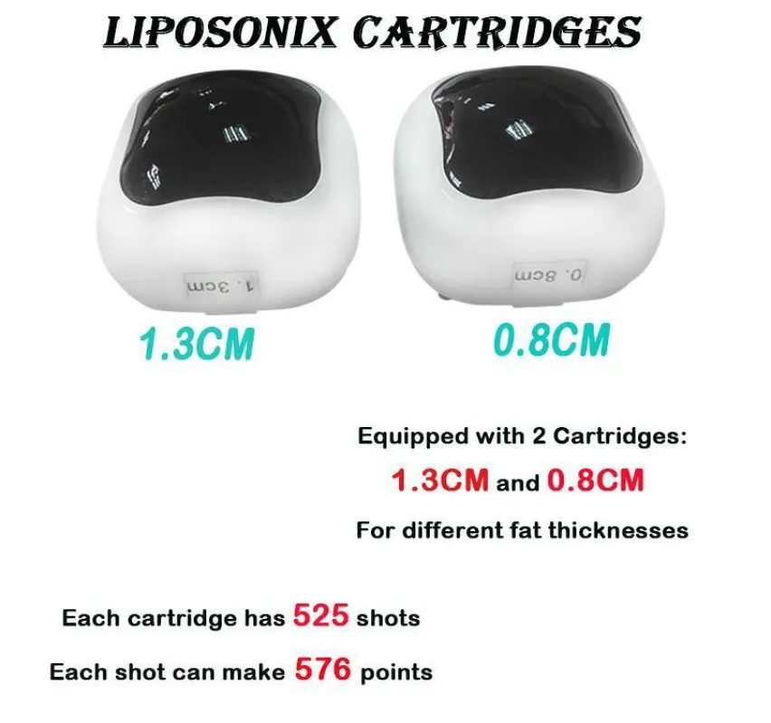 Liposonix Lpg Face Machine Cartridges Ultrasound Transducer For Body ...