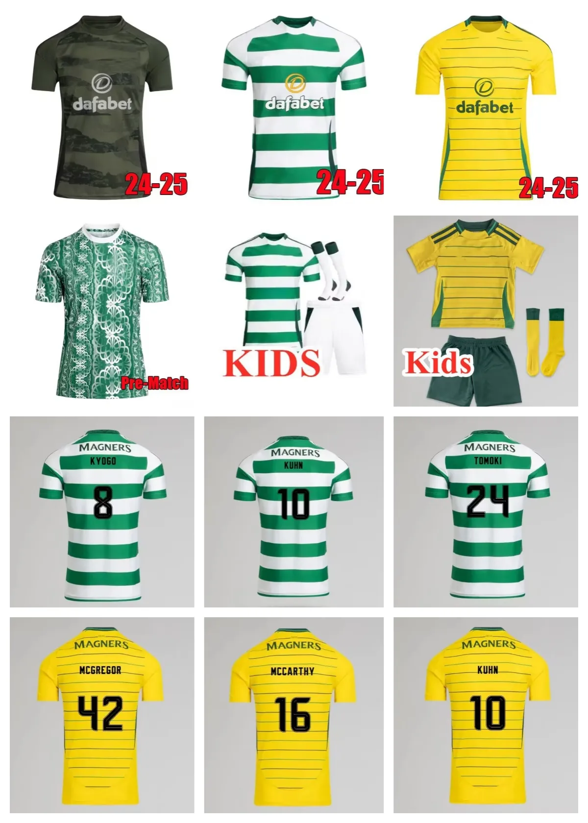 KYOGO Football Shirt FC 2024 Home/Away Third 2025 Soccer Kits 22 23 ...