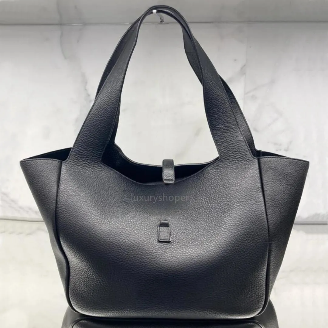 Luxury Grained Leather Tote Bag Large Designer Handbag For Women ...
