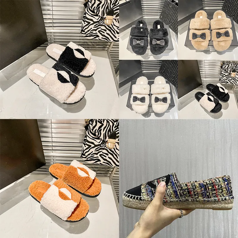 Fur Designer Slippers For Women Plush Furry Flats... From Fff159, $22. ...