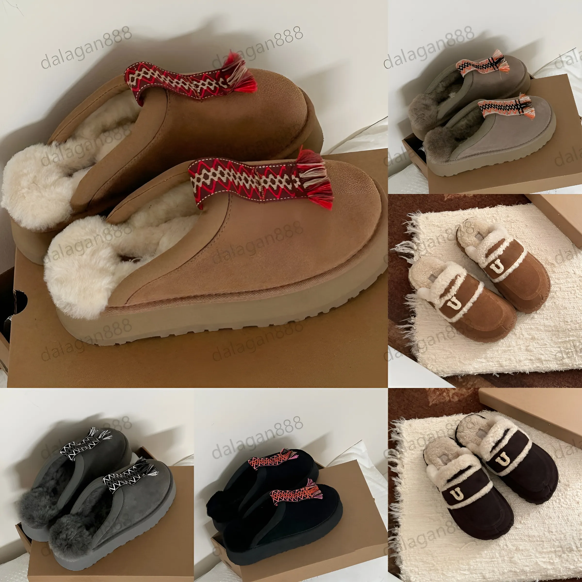 2024 Australian designer slippers fur slippers sandals fashionable ...