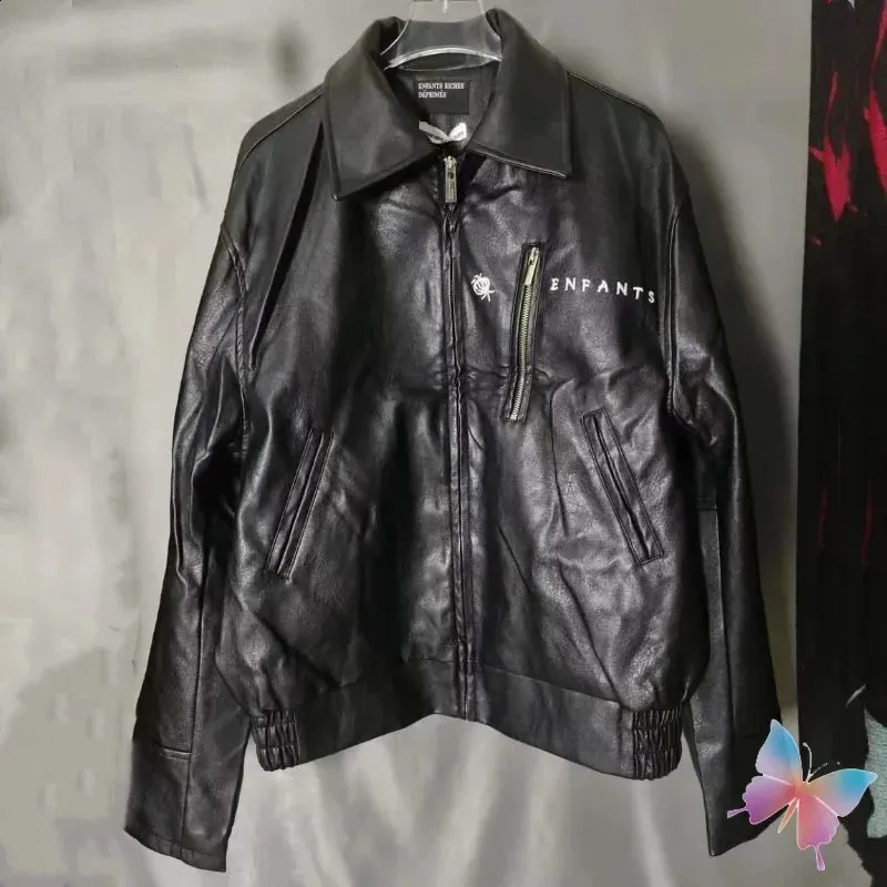 Winter High Street ERD Jackets: Black Motorcycle Leather Coats with ...