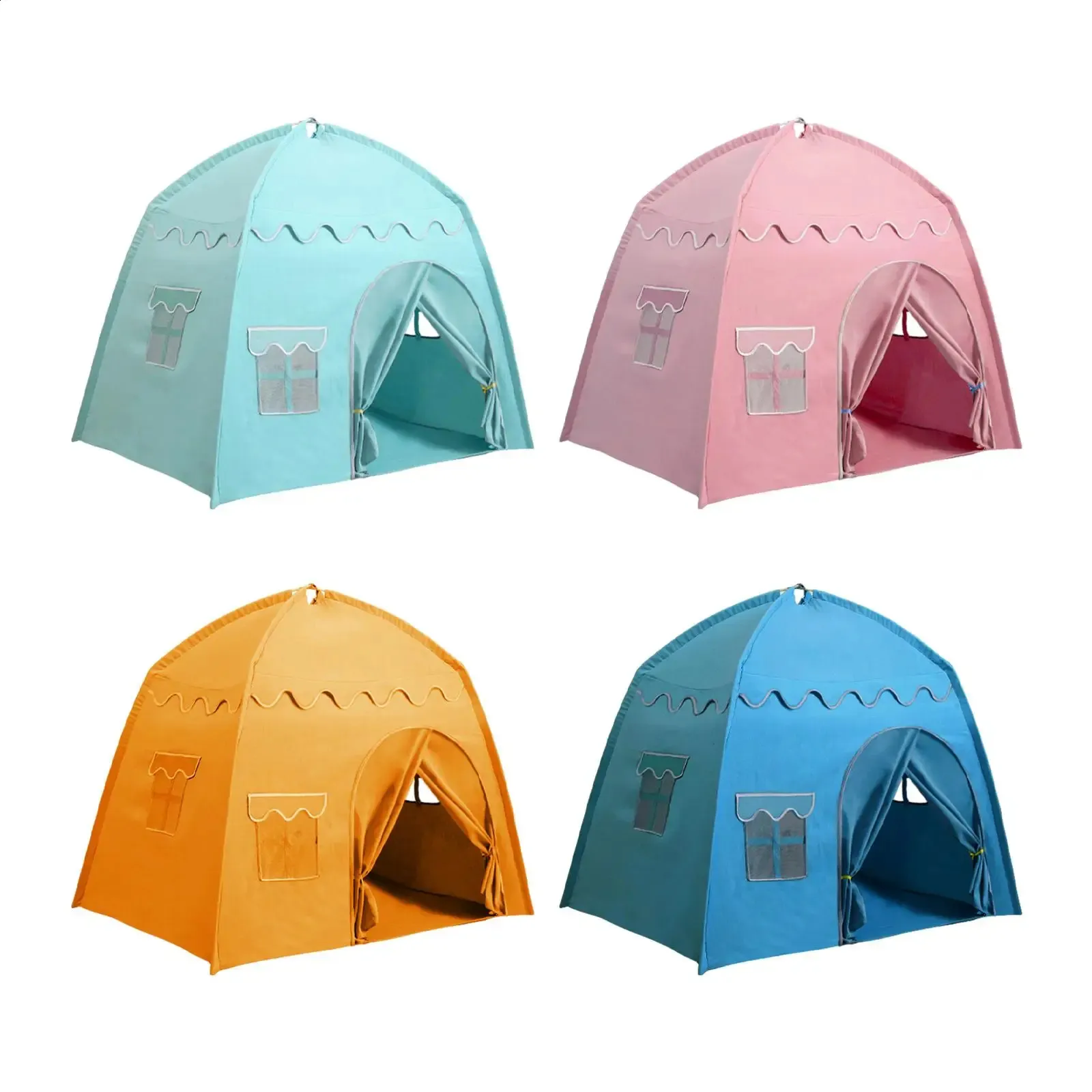 Fairy Playhouse Castle Tent Indoor Portable Kids Playhouse Tent For ...