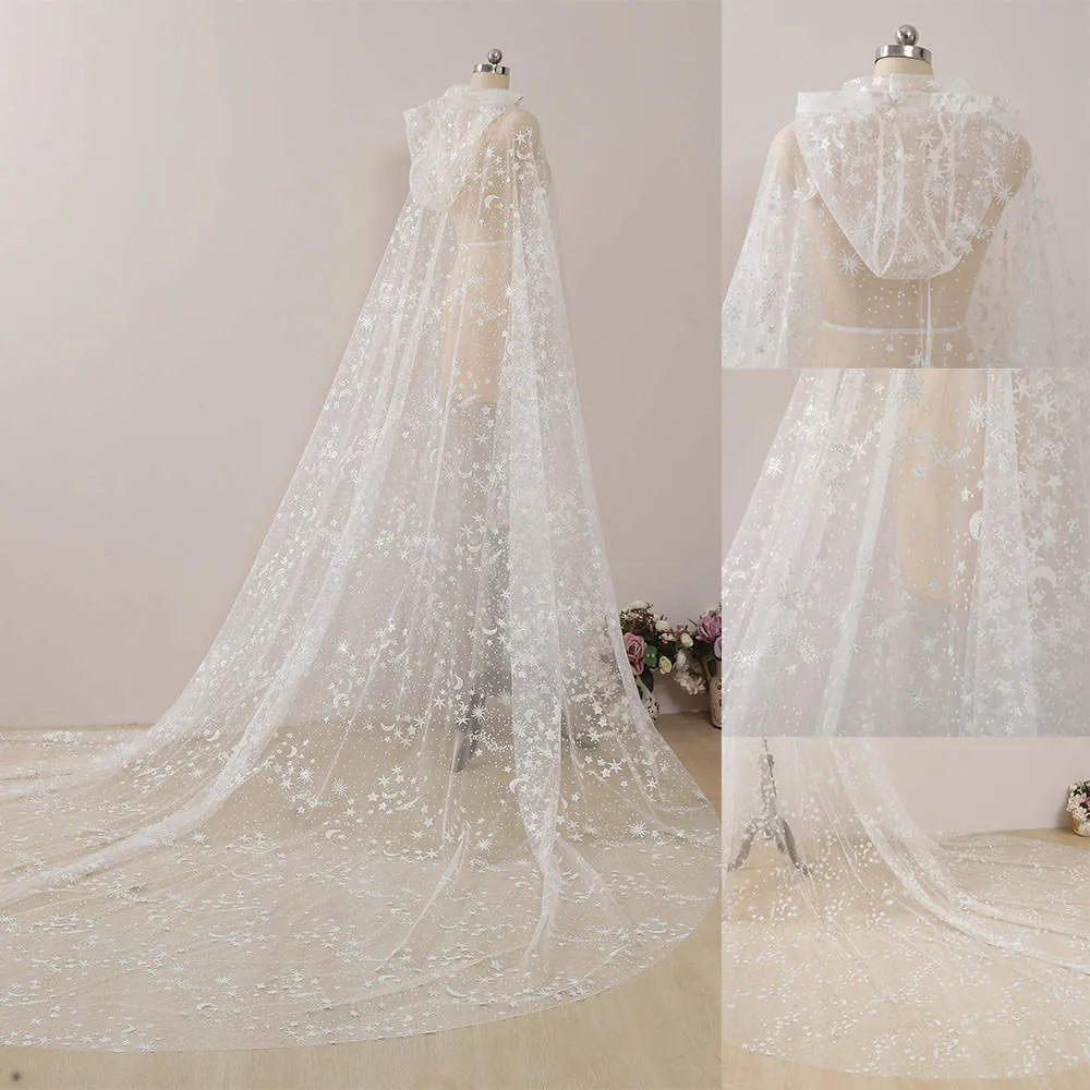 Ivory Cathedral Wedding Veil with Lace Edge and Comb - One Layer ...