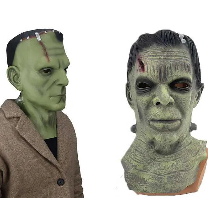 Frankenstein Devil Mask Latex Halloween Costume Prop For Cosplay ...