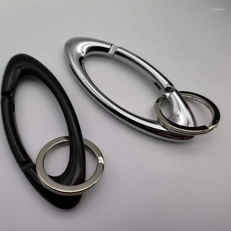 Heavy Duty Carabiner Keychain - Black Alloy Belt Clip, Multifunctional ...