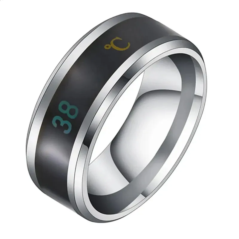 DHgate.com:Stainless Steel Smart Temperature Ring - Real-Time Body Temp ...
