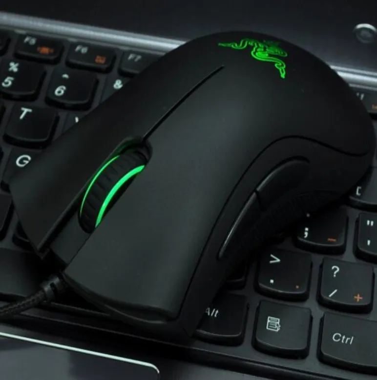 Mice Razer DeathAdder Chroma 10000DPI Gaming Mouse USB Wired 5 Buttons ...