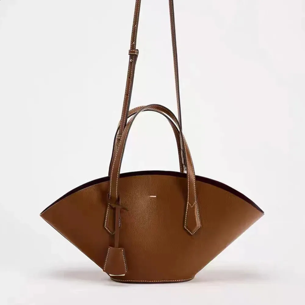 Premium PU Leather Half Moon Bucket Bag - Large Capacity Shoulder ...