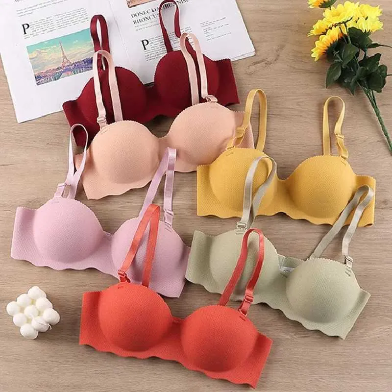 Wireless Seamless Push Up B Cup New Bra Style 2022 With Detachable ...
