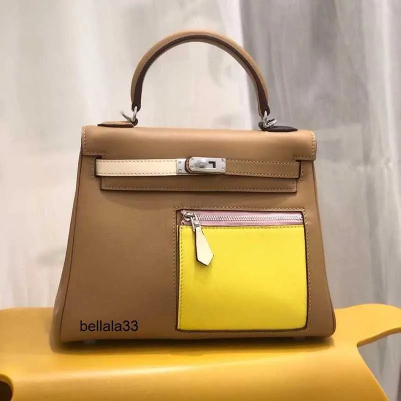 Womens Handbags Genuine Leather Pocket Bag Head Layer Cowhide Swift ...