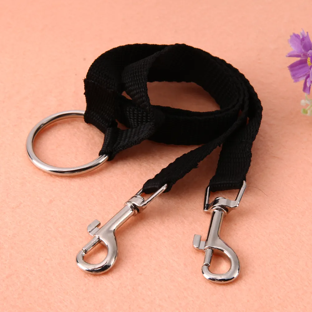 Colorful Nylon Dog Coupler Leash - Walk Two Dogs Safely & Stylishly ...