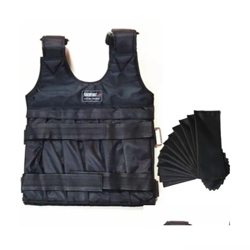 Adjustable Weighted ballistic vest carrier Weights Jacket for Exercise ...
