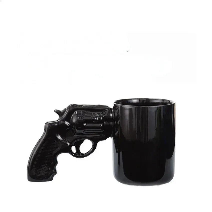 Pistol Grip Coffee Cups And Mugs Funny Gun Mug Milk Tea Cup Creative ...