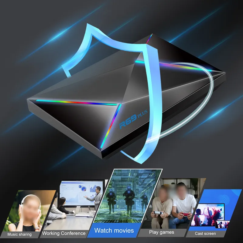 New R69 Plus Android 14 TV Box 4GB RAM, 64GB Storage, 4K & 8K Media ...