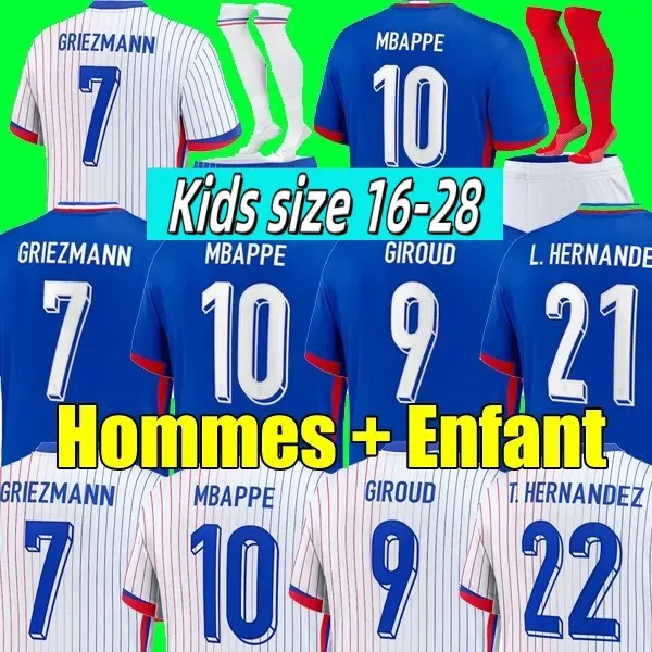 French Teams France Soccer Shirt Kits For Baby Girls Euro 24 MBAPPE ...