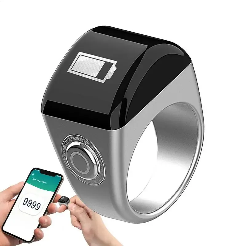 Smart Muslim Prayer Ring with Zikr Counter, 5 Prayer Time Reminders ...