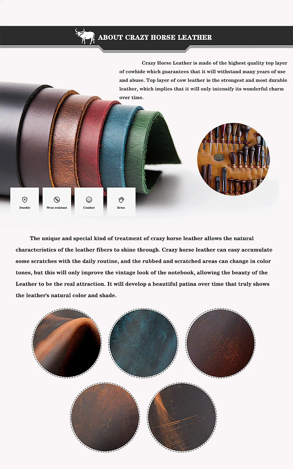 Premium Leather Coin Purse with Keyring - Retro Style Wallet, Mini ...