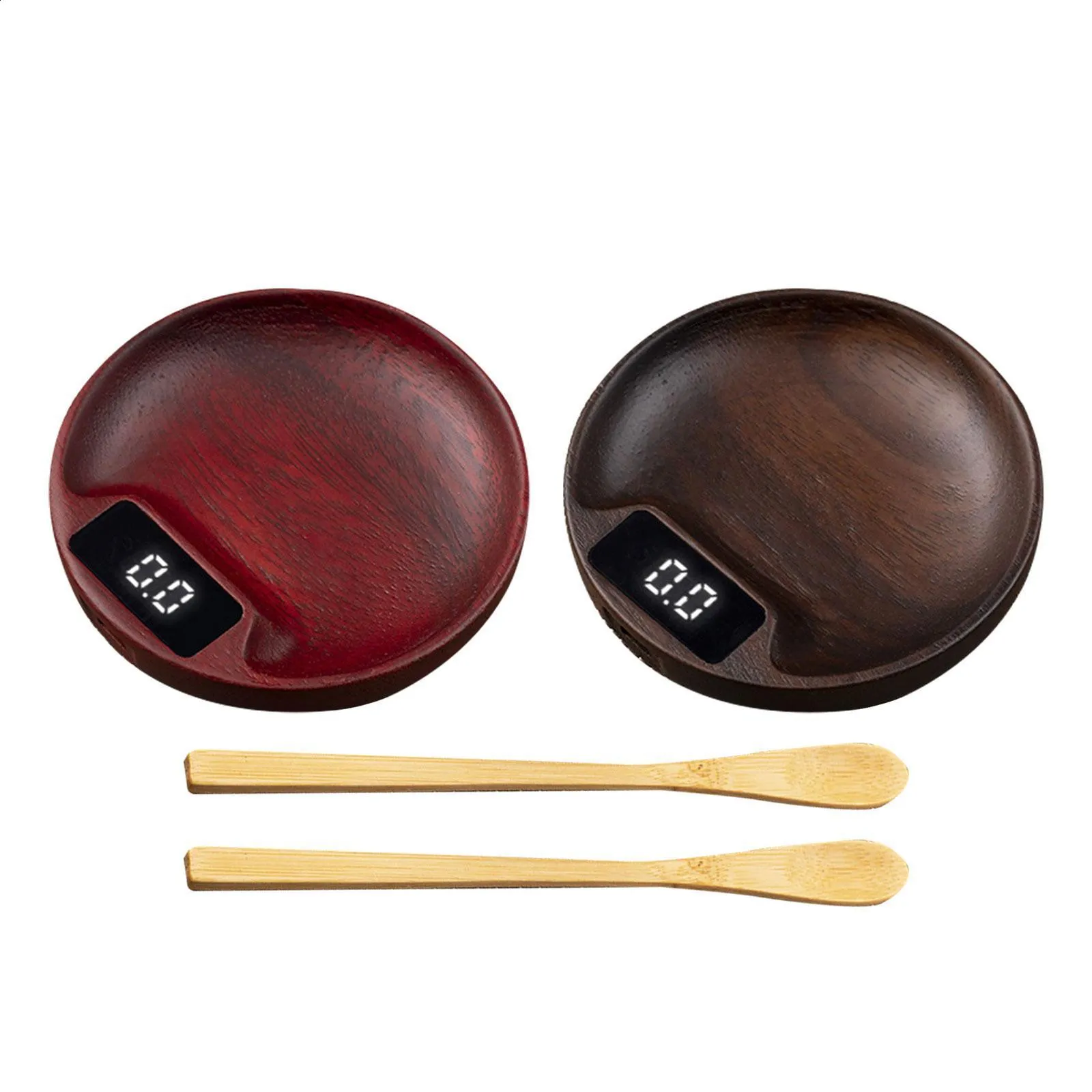 Professional Rechargeable Wooden Digital Digital Tea Scale Set For Home ...