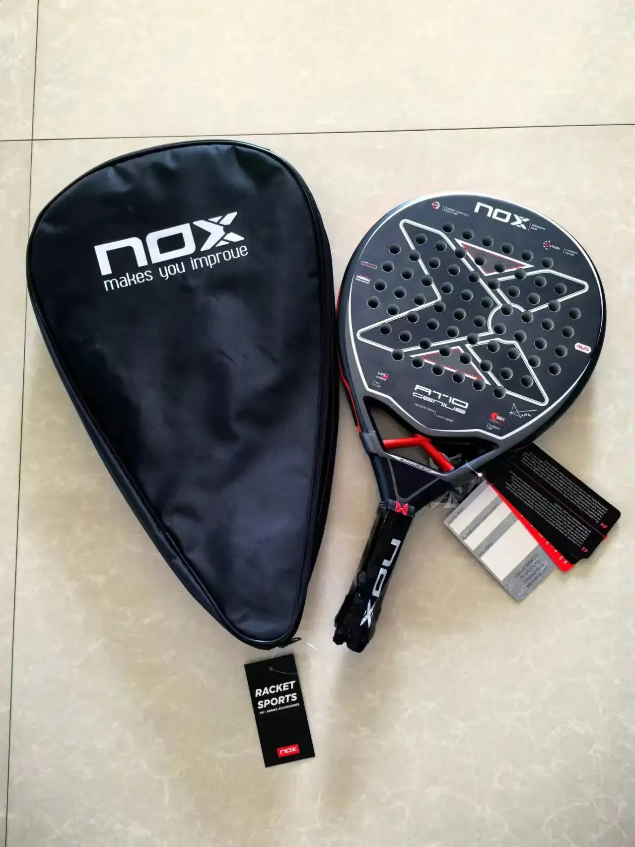Carbon Fiber Soft Face Padel Tennis Racket Xxl Outdoor Sports Equipment ...