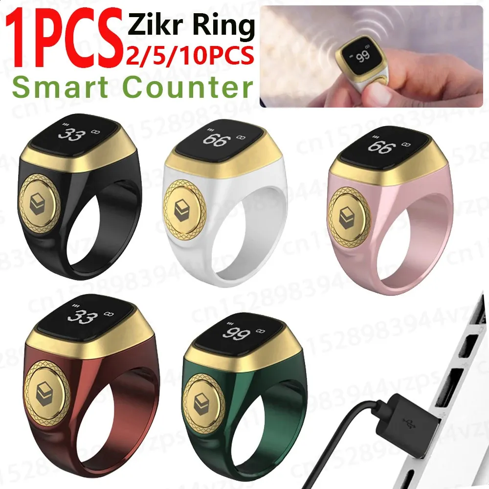 Digital Prayer Time Counter Ring - Bluetooth 5.1, 20mm/18mm, High ...