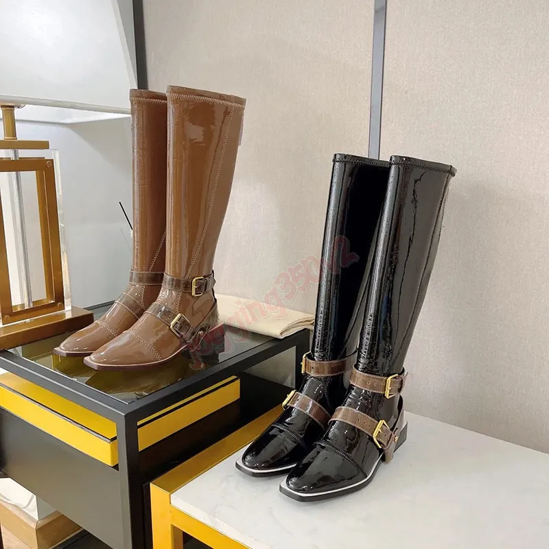 Italy Womens Boots Patent Leather Ankle & Knee High... From Factory ...