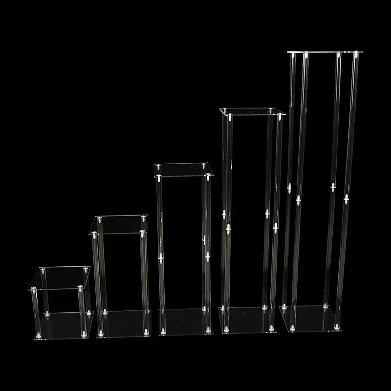 DHgate.com:Transparent Flower Pots Acrylic Geometric Display Stands ...