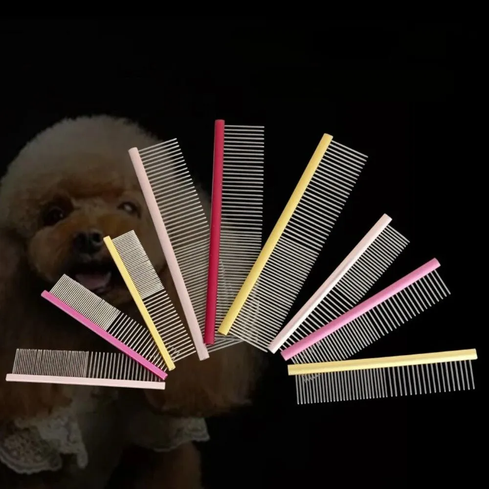 Light Aluminum Pet Comb with Stainless Steel Pins for Dog and Cat ...