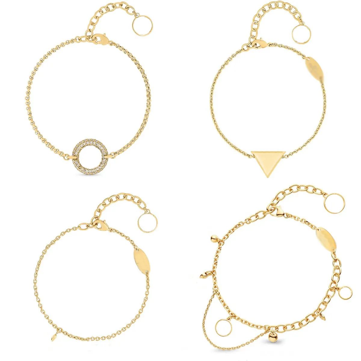 Brand New 18k Gold Plated Chain Bracelets Luxury... From Ohin8986, $5. ...