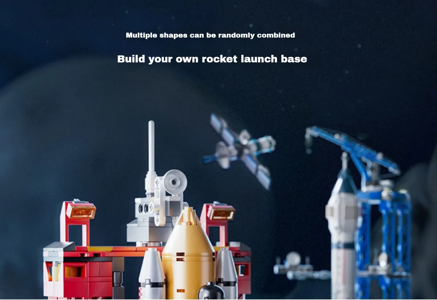 Creative Space Exploration Construction Set Spaceport Model With ...