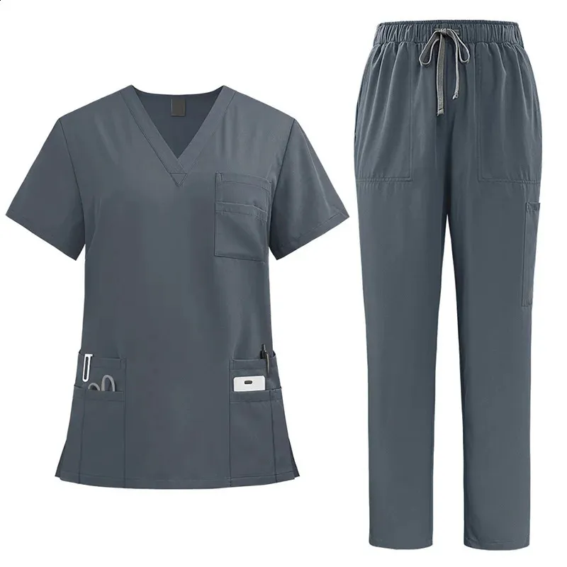 Operating Room Scrubs Set - Hospital Working Uniform, Nurse & Dental ...
