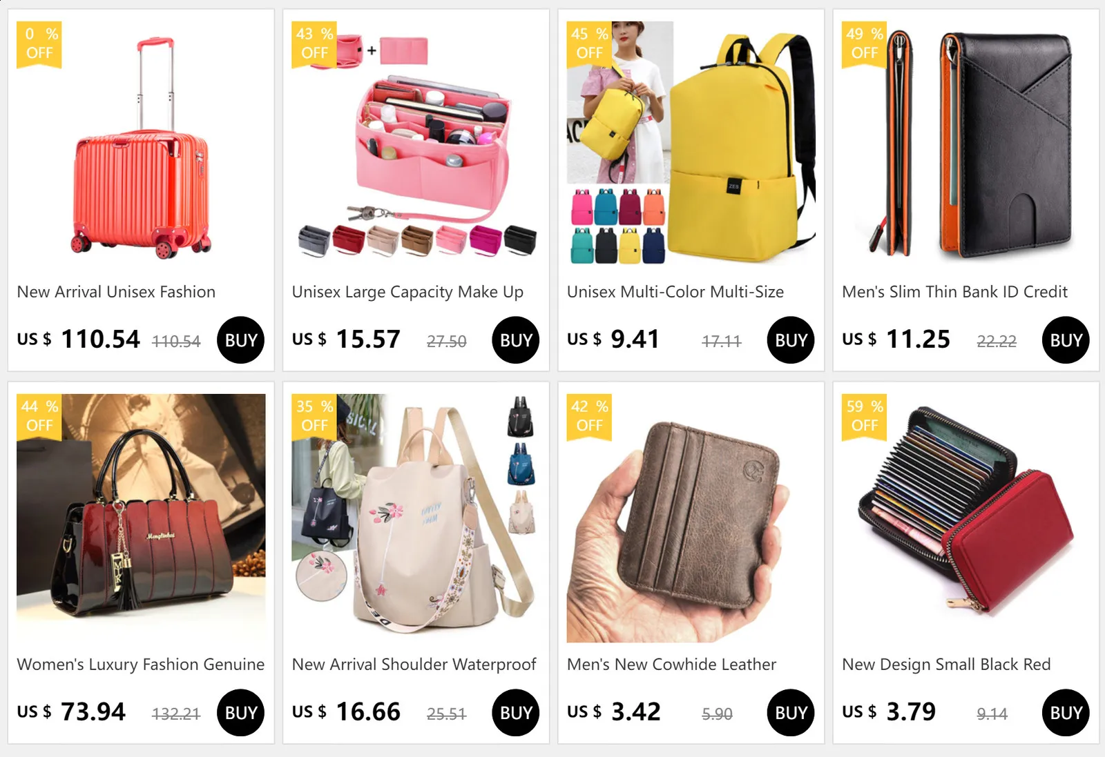 Slim RFID Blocking Aluminum Wallet - Trifold Leather with Coin Pocket ...