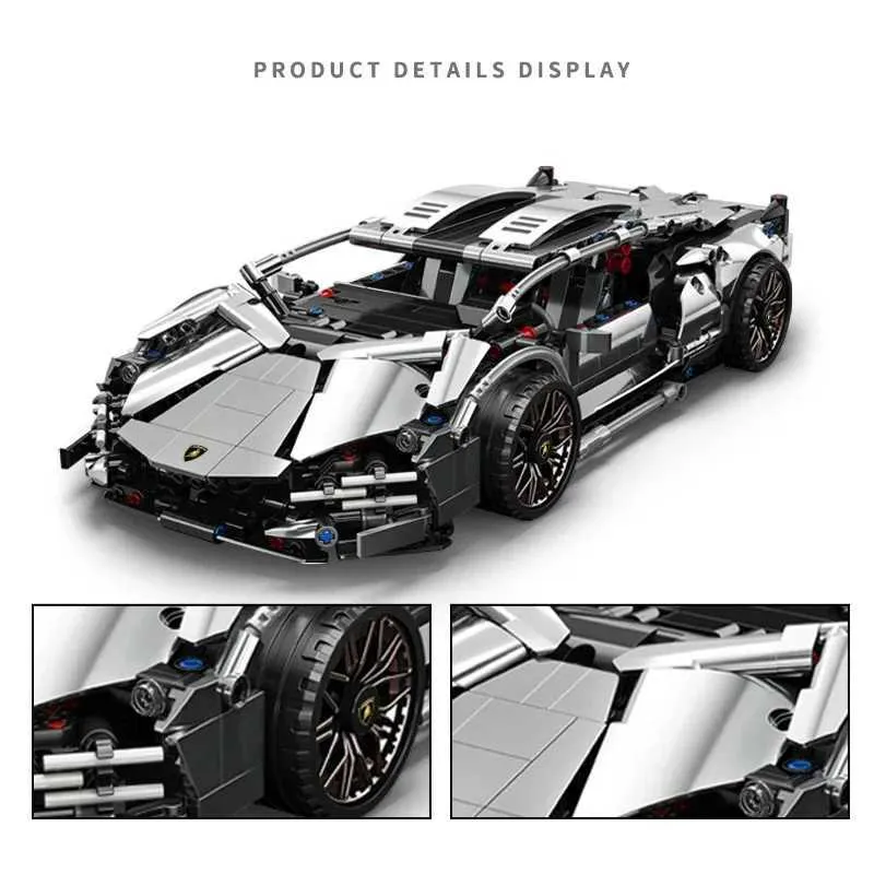 DHgate.com:1280 Piece Lamborghini Sports Car Building Blocks Set - DIY ...