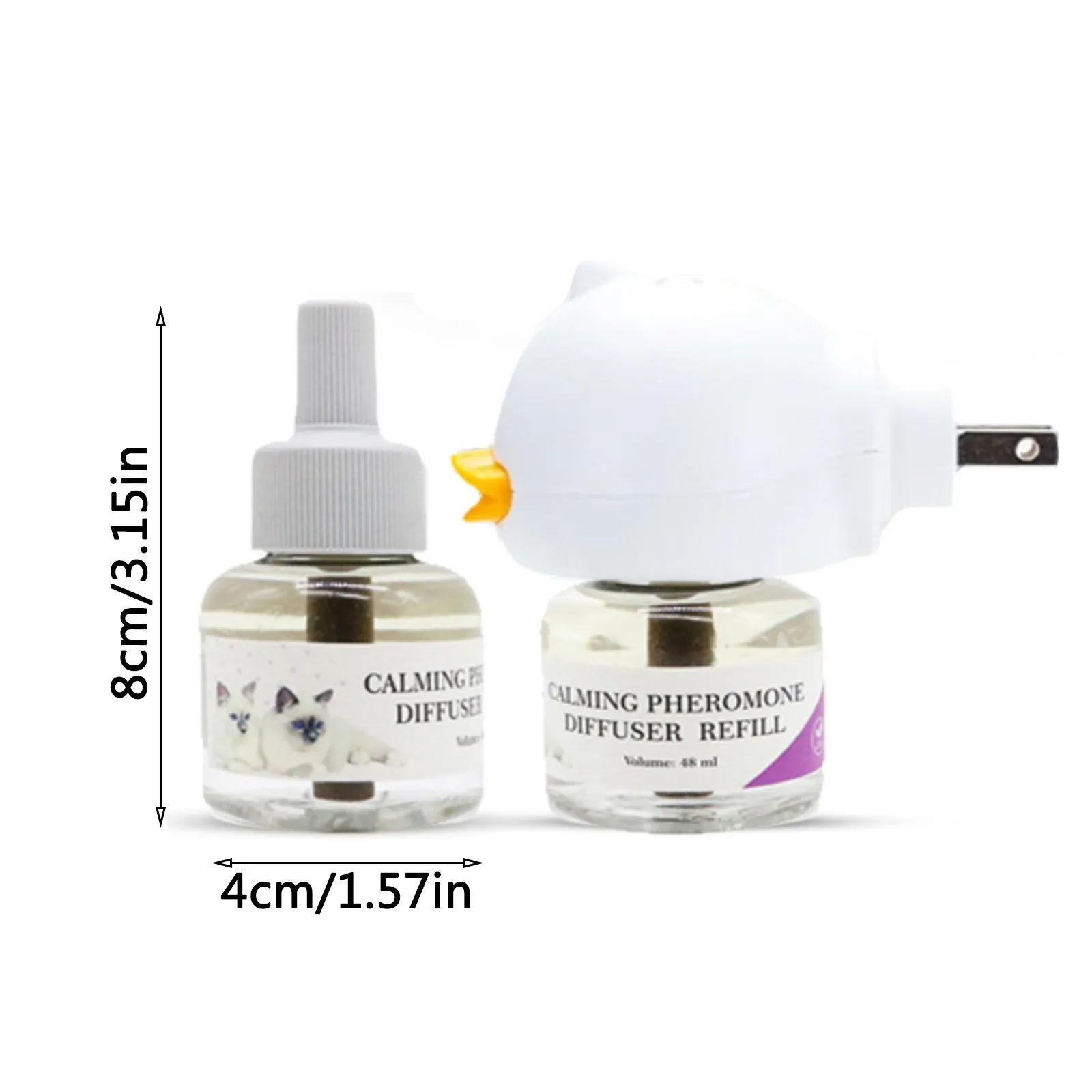 Cat Calming Pheromone Diffuser Kit: 30-Day Relaxant Plug-In & Calming ...