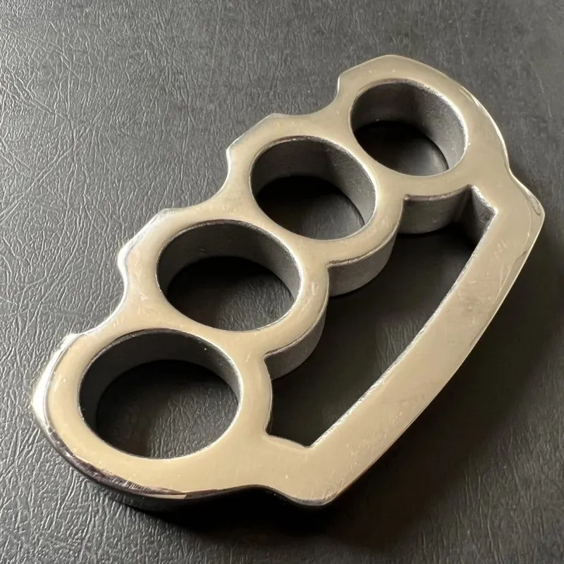 Solid Steel Knuckle Duster Personal Defense Tool For Outdoor ...