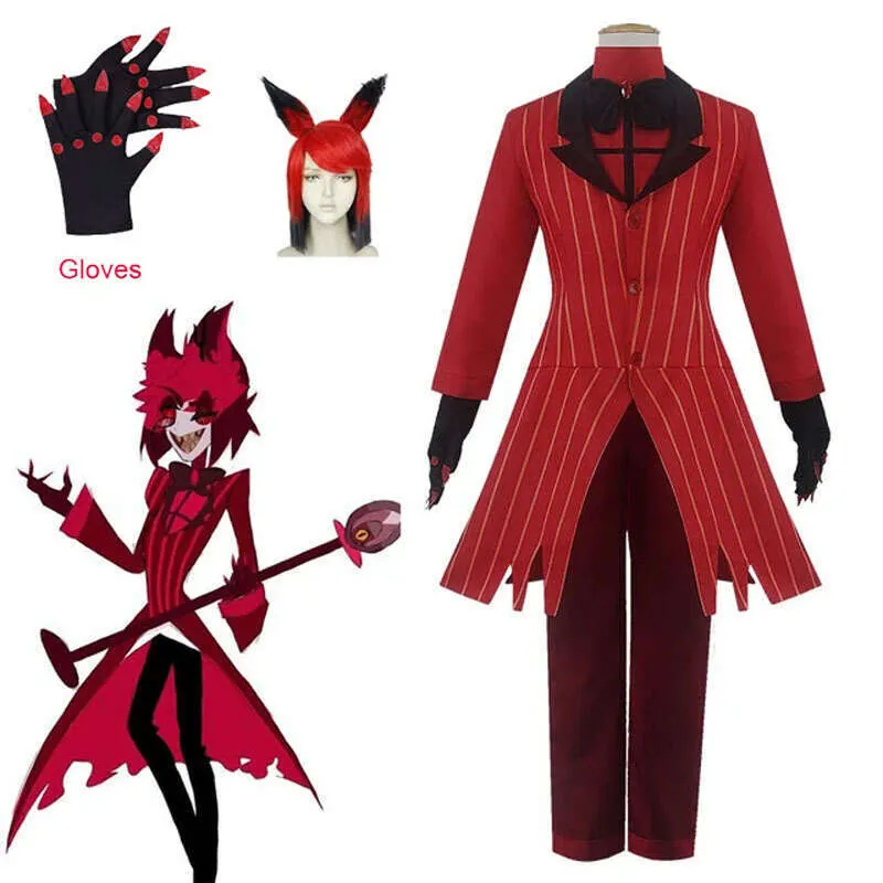 Hazbin Hotel Alastor Halloween Costume Full Set For Men And Women ...